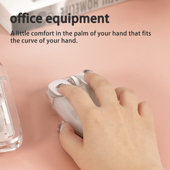 Ajazz I069 Transparent RGB Wireless Mouse - WhatGeek