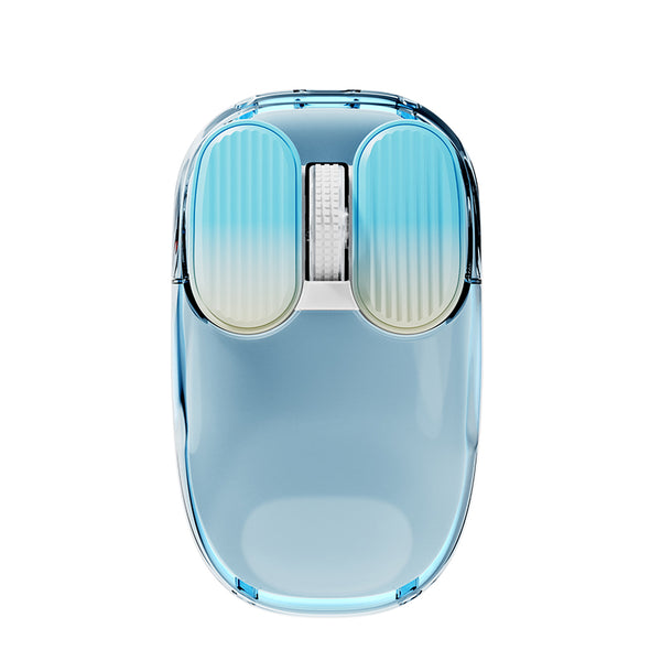 Ajazz I069 Transparent RGB Wireless Mouse - WhatGeek