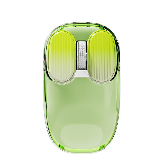Ajazz I069 Transparent RGB Wireless Mouse - WhatGeek