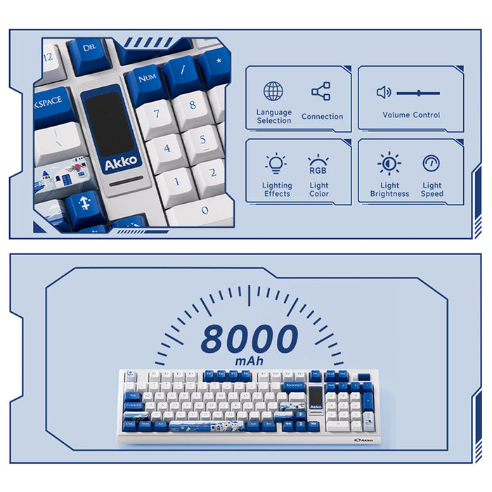 Akko 5098B Wireless Mechanical Keyboard - WhatGeek