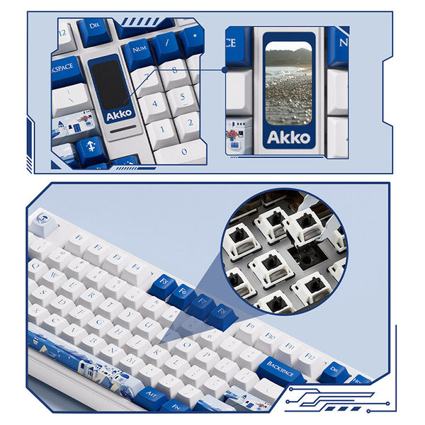 Akko 5098B Wireless Mechanical Keyboard - WhatGeek