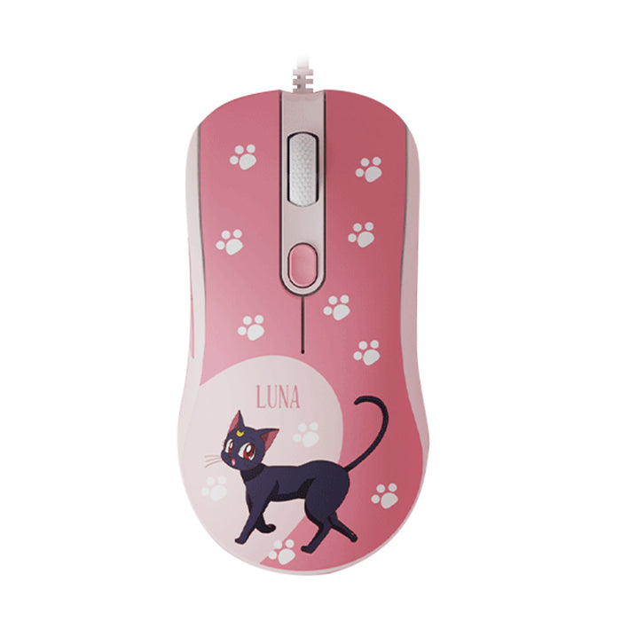 Akko AG325 Sailor Moon Crystal-LUNA Wired Mouse - WhatGeek