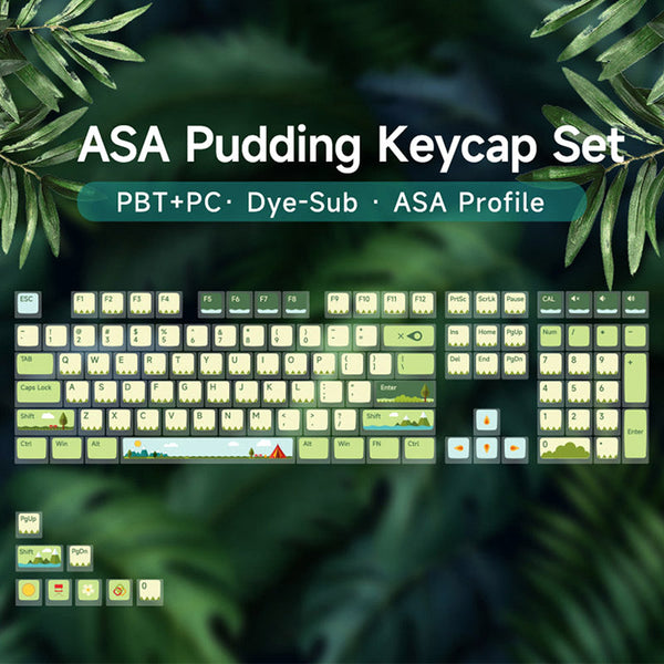 Akko Countryside & Mousse Cake ASA Profile PBT Keycap Set 116 Keys ...