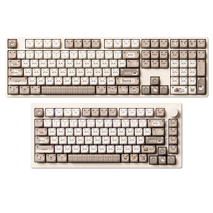 Akko Siamese Cat Keycap Set MAO Profile 142 keys - WhatGeek