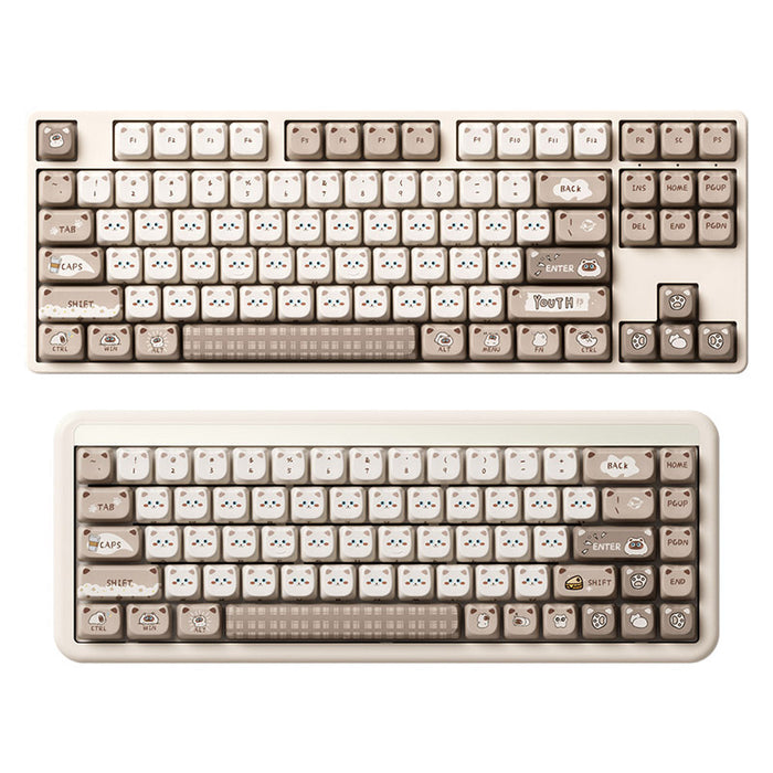 Akko Siamese Cat Keycap Set MAO Profile 142 keys - WhatGeek