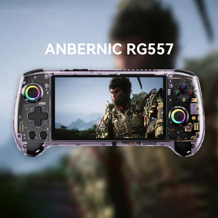 ANBERNIC RG557 Game Console Android System AMOLED Screen - WhatGeek