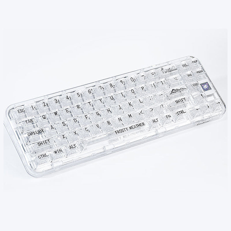 CoolKiller CK68 Polar Bear Transparent Wireless Mechanical Keyboard ...