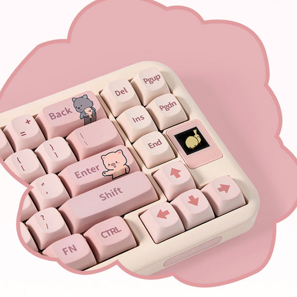 Coolkiller Spring Cute Wireless Mechanical Keyboard - WhatGeek