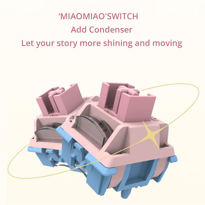 Coolkiller Spring Cute Wireless Mechanical Keyboard - WhatGeek