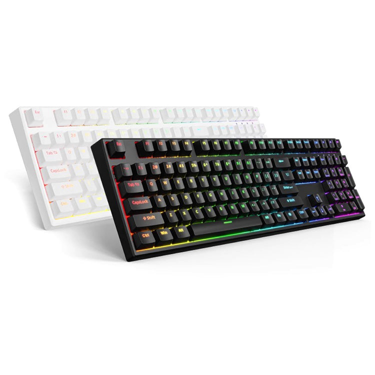 DAGK 5108 Full Size RGB Hot Swap Wired Mechanical Keyboard - WhatGeek