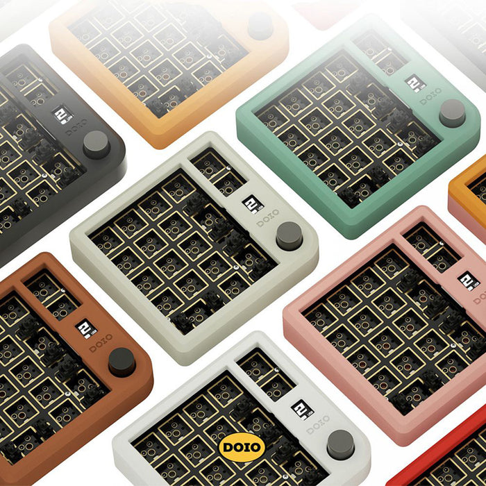 DOIO KB19B-01 Wireless Macro Keyboard DIY Kit with OLED Screen - WhatGeek