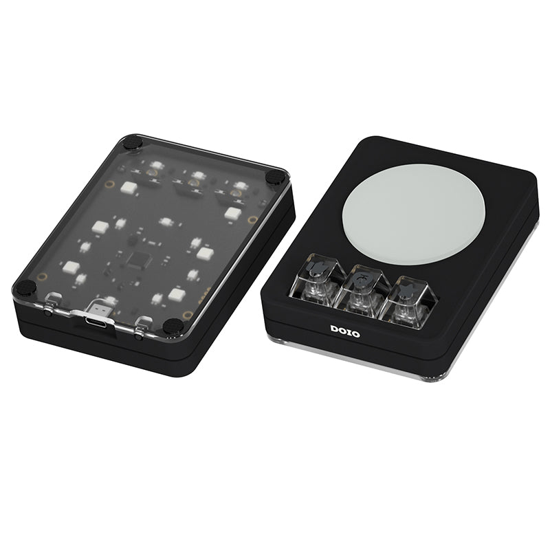 DOIO KB03-04 Macro Keyboard Backlit Macro Pad - WhatGeek