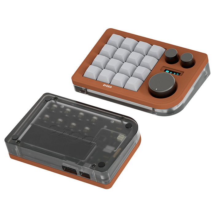DOIO Macro Keyboard With Knob - WhatGeek