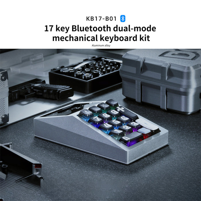DOIO KB17-B01 QMK/VIA Macro Keyboard Dual-mode Mechanical Keyboard Kit ...
