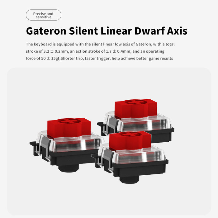 DOIO KBGM-H05 HITBOX A4 Size Multi-Key Game Keyboard PS5 Support - WhatGeek