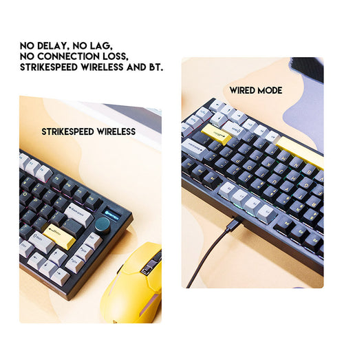 FANTECH MAXFIT81 MK910 Wireless Mechanical Keyboard - WhatGeek