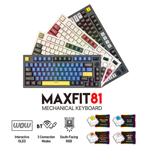 FANTECH MAXFIT81 MK910 Wireless Mechanical Keyboard - WhatGeek