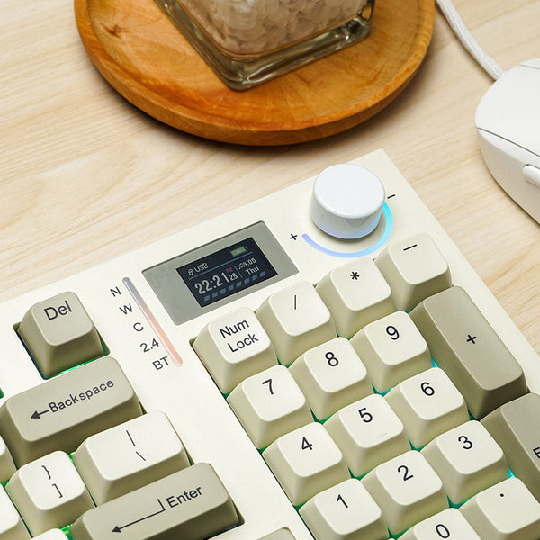 FEKER Alice98 Wireless Mechanical Keyboard With LED Screen - WhatGeek