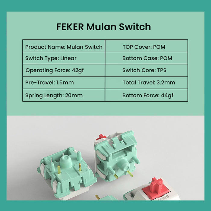 FEKER Mulan Linear Switches - WhatGeek