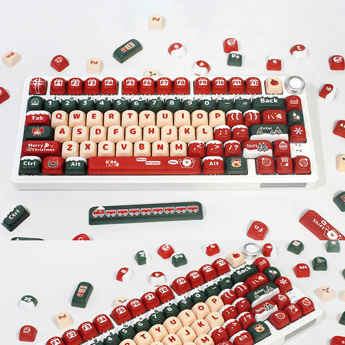 FL·ESPORTS Merry Christmas Keycap Set MOA Profile 130 Keys - WhatGeek