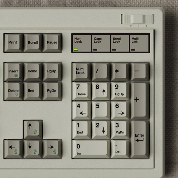 FL·ESPORTS OG104 Retro Wireless Mechanical Keyboard - WhatGeek