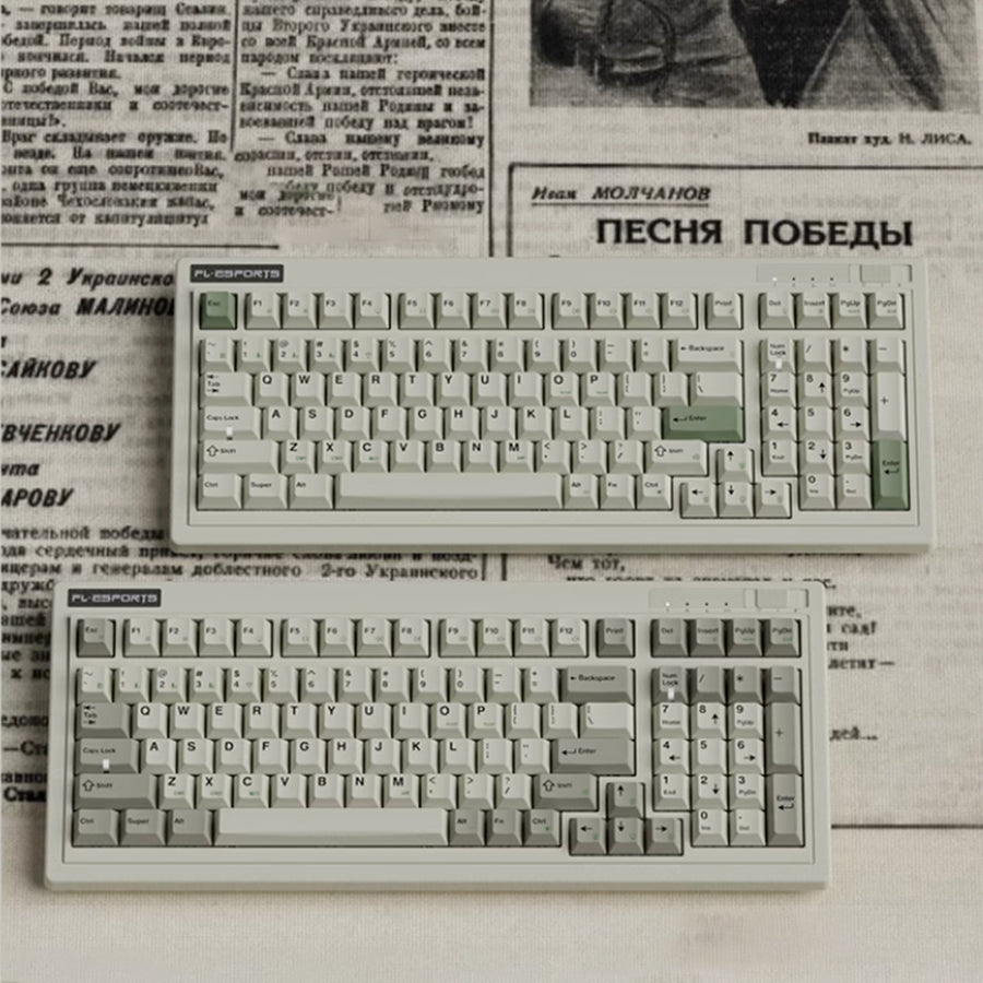 FL·ESPORTS OG98 Retro Wireless Mechanical Keyboard - WhatGeek