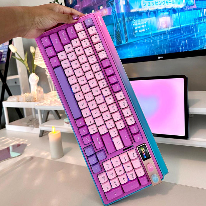 FOPATO H98 Wireless Mechanical Keyboard With TFT Screen - WhatGeek