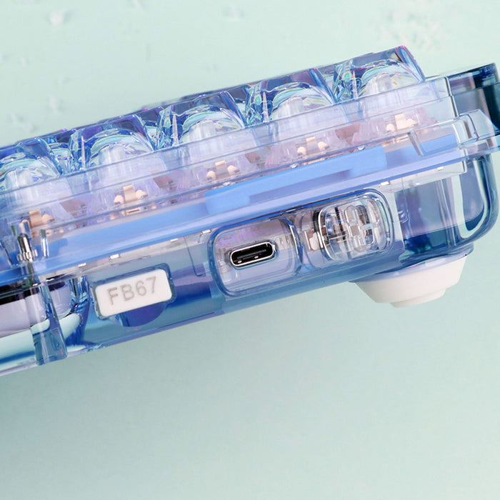 FirstBlood B67 Transparent Mechanical Keyboard - WhatGeek