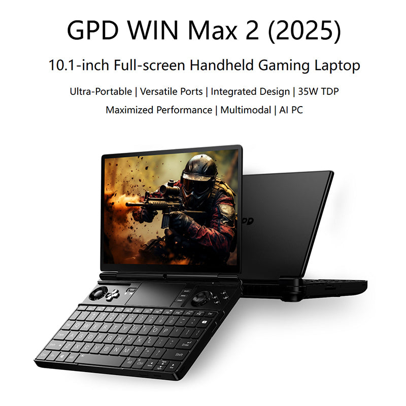 GPD WIN Max 2 2025 Handheld Gaming PC AMD Ryzen AI 9 HX 370 - WhatGeek