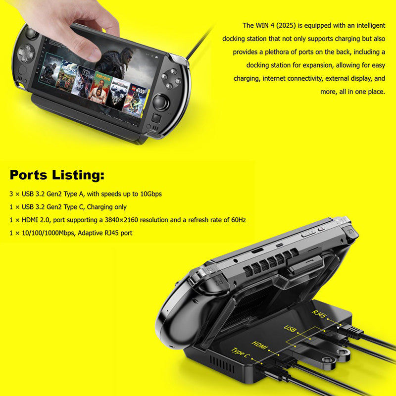 GPD Win 4 2025 Gaming Handheld PC AMD AI 9 HX 370 - WhatGeek
