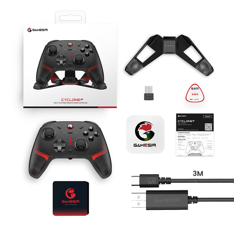 GameSir Cyclone 2 Tri-mode Game Controller with Charging Dock - WhatGeek