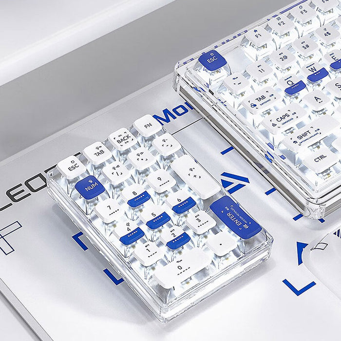 LEOBOG K21 Pudding Keycaps Wireless Number Pad - WhatGeek