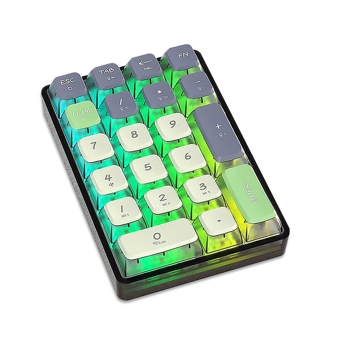 LEOBOG K21 Pudding Keycaps Wireless Number Pad - WhatGeek