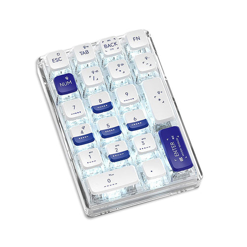 LEOBOG K21 Pudding Keycaps Wireless Number Pad - WhatGeek