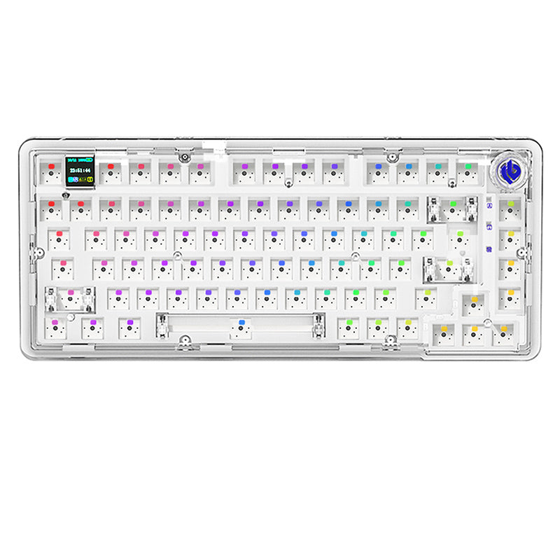 LEOBOG K81 Pro Transparent Wireless DIY Keyboard Kit - WhatGeek