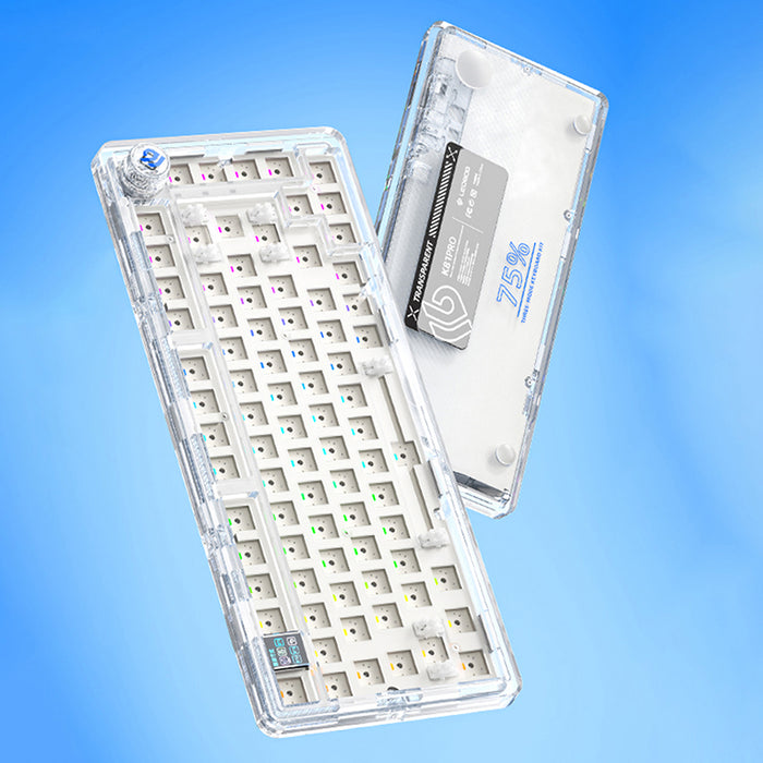 LEOBOG K81 Pro Transparent Wireless DIY Keyboard Kit - WhatGeek