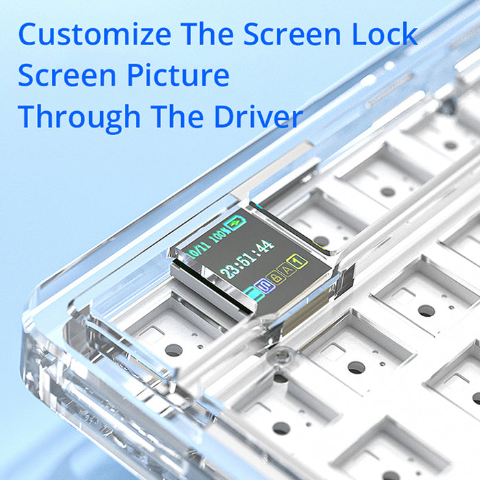 LEOBOG K81 Pro Transparent Wireless DIY Keyboard Kit - WhatGeek