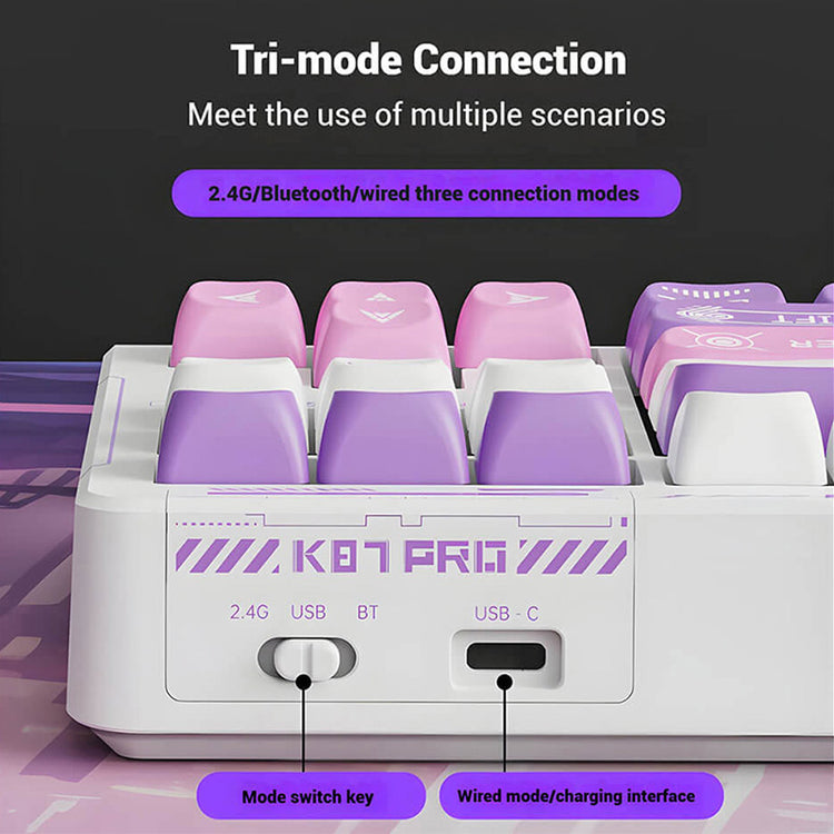 LINGBAO K87 PRO Wireless Mechanical Keyboard - WhatGeek