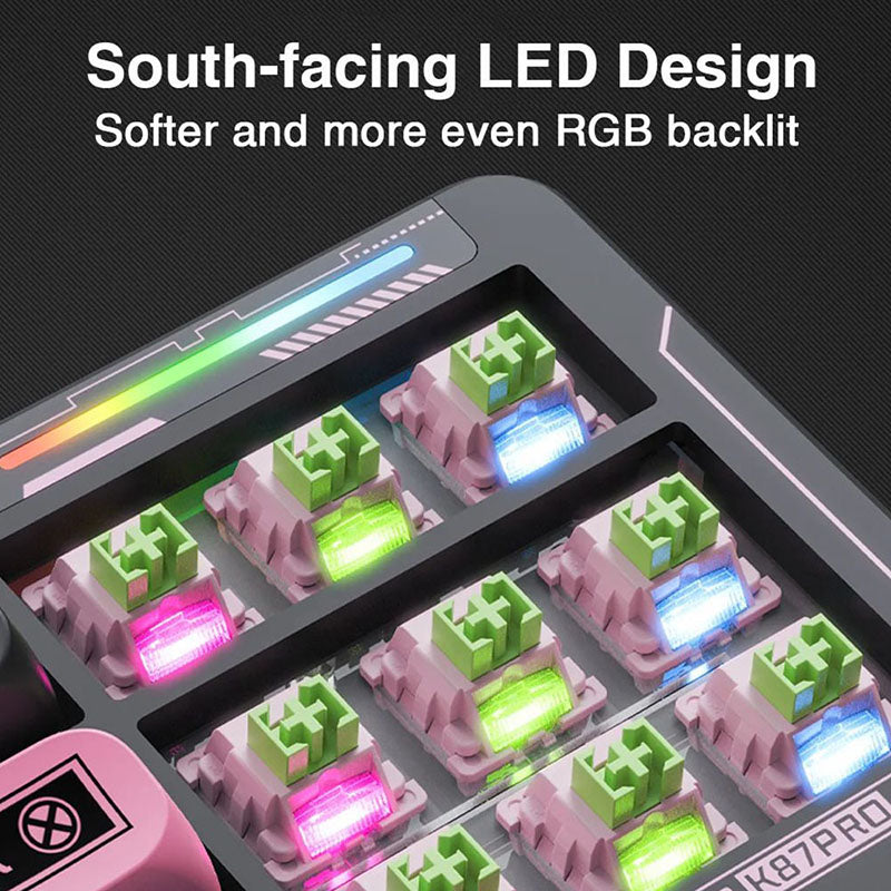 LINGBAO K87 PRO Wireless Mechanical Keyboard - WhatGeek