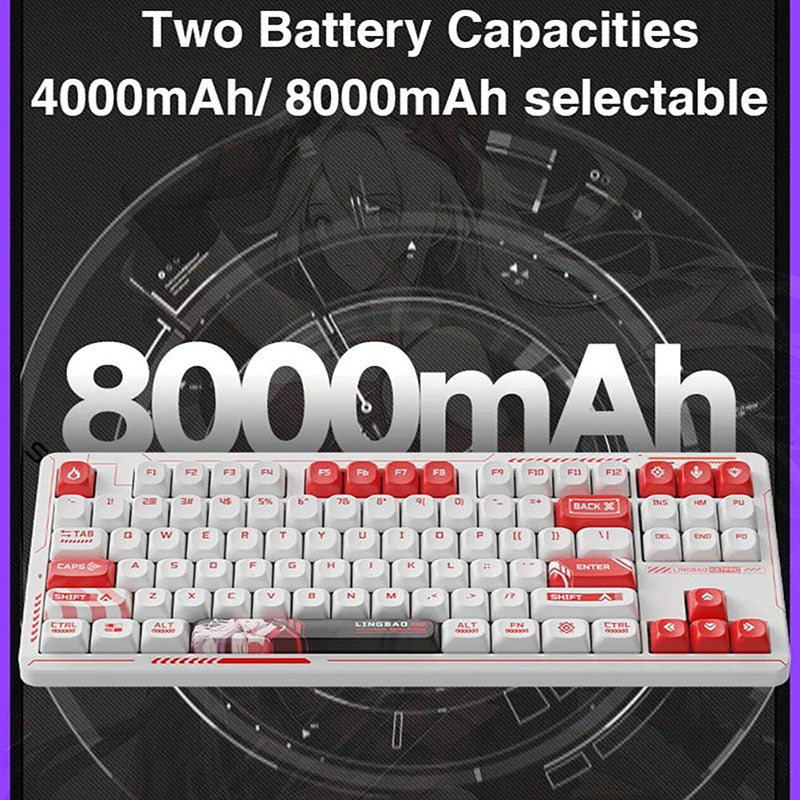 LINGBAO K87 PRO Wireless Mechanical Keyboard - WhatGeek