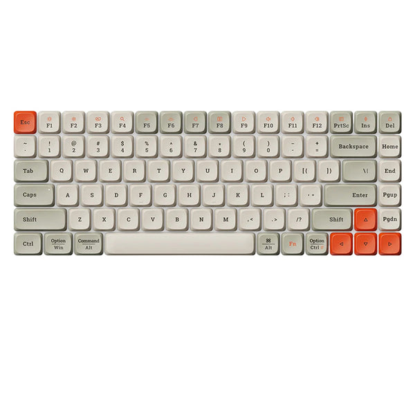 LOFREE Retro Flow Series Keycap Set 84 Keys - WhatGeek