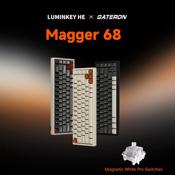 LUMINKEY Magger 68 HE Aluminum Magnetic Switch Gaming Keyboard- WhatGeek