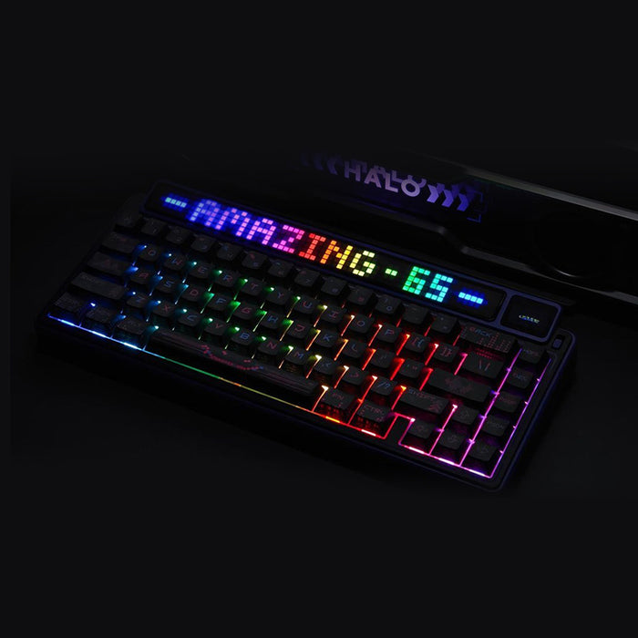 LEOBOG AMG65 Tri-mode Mechanical Keyboard LED Intelligent Screen - WhatGeek