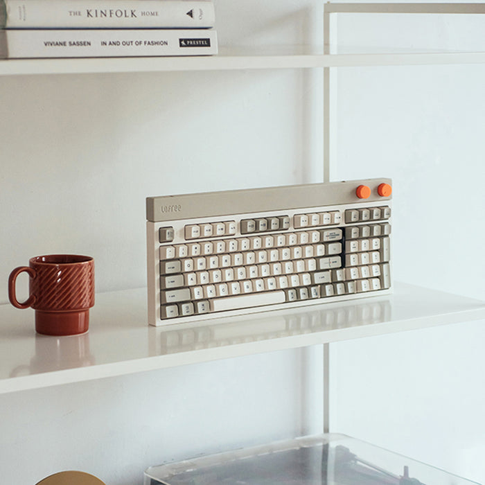 Lofree Block 98 Retro 무선 기계식 키보드 - WhatGeek