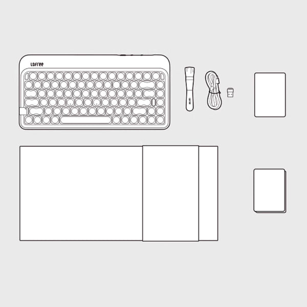 Lofree DOT Liquid Foundation Mechanical Keyboard - WhatGeek