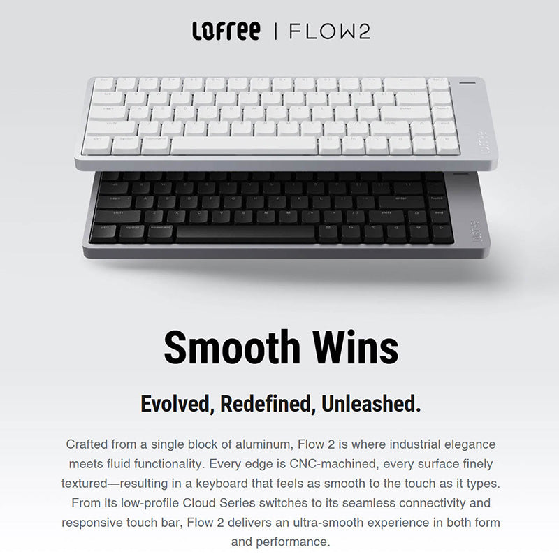 Lofree Flow 2 Low Profile Mechanical Keyboard: Smoothness, Evolved ...