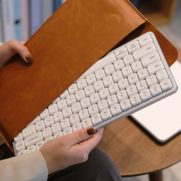 Lofree Flow 84-Key Keyboard Sleeve PU Leather - WhatGeek