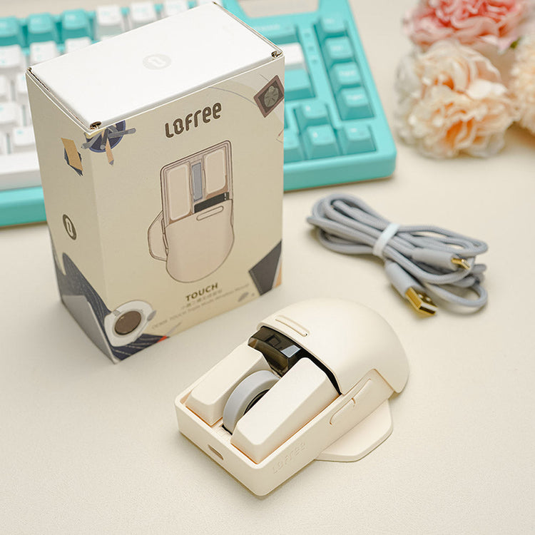 Lofree OE909 TOUCH OLED Screen Wireless Mouse - WhatGeek