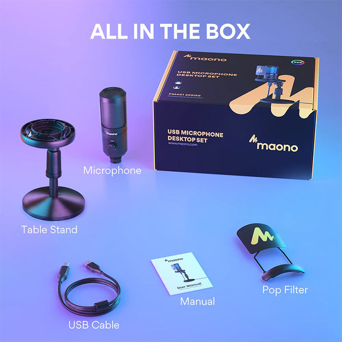 MAONO PM461T Gaming Microphone - WhatGeek