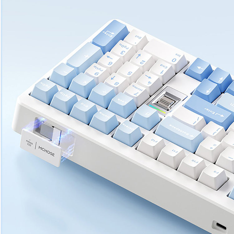MCHOSE G98 V2 Tri-mode Mechanical Keyboard with Volume Knob - WhatGeek